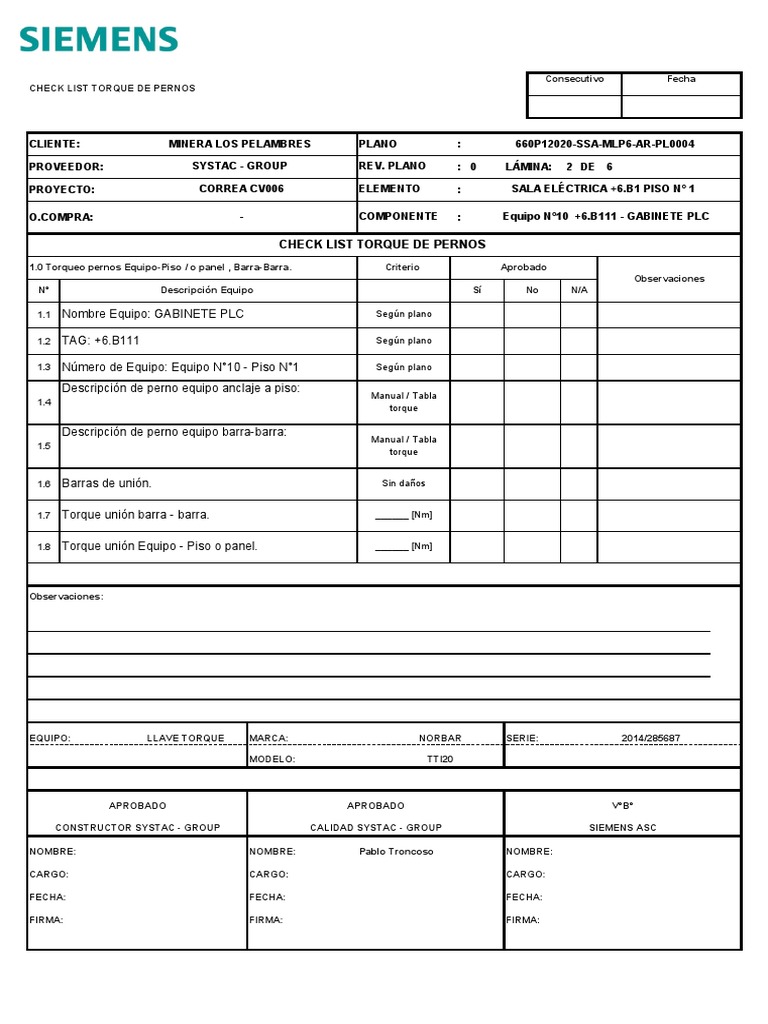 7.check List Torque de Pernos | PDF | Vehículos con tracción delantera ...
