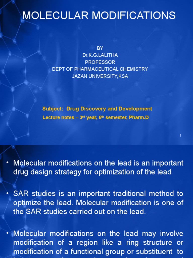 Chapter 4 Molecular Modification | PDF | Functional Group | Molecular ...