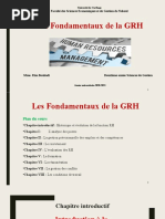 Cours GRH-1er Chapitre | PDF | Gestion des ressources humaines | Recrutement