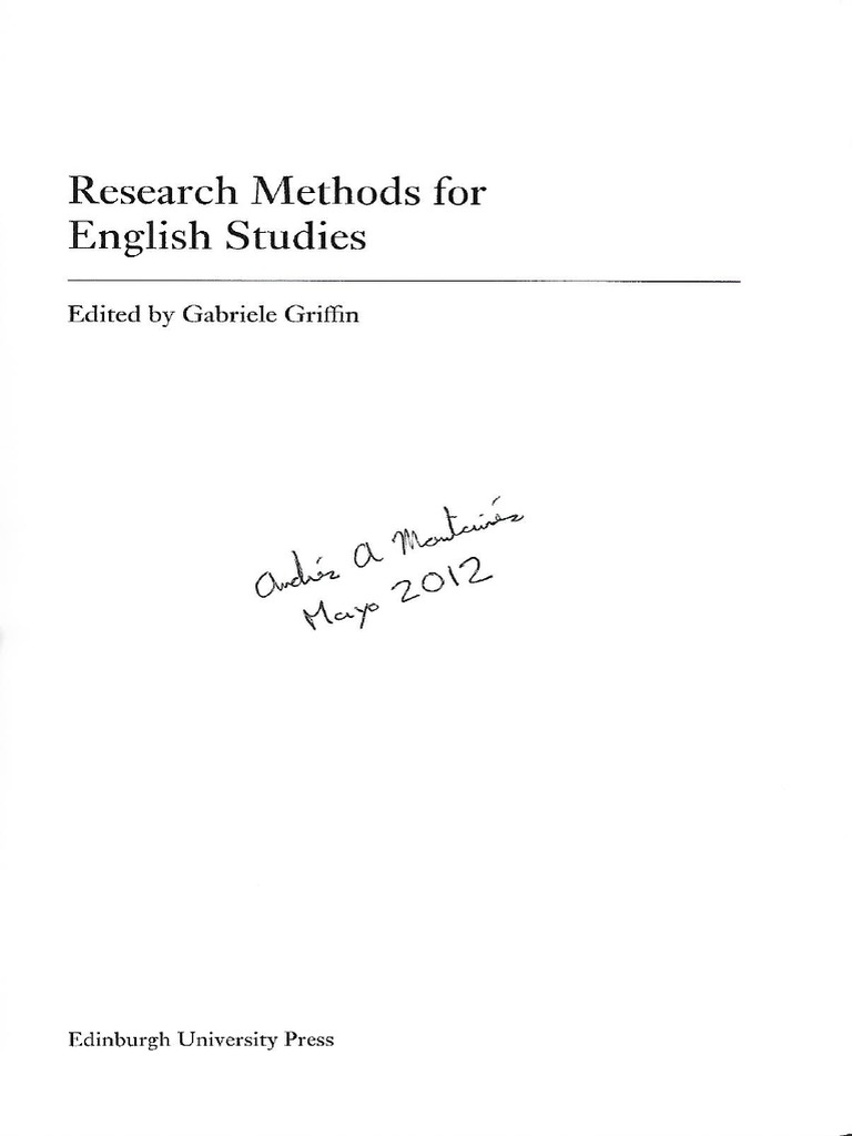 Belsey - Textual Analysis As A Research Method | PDF