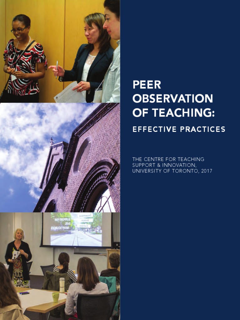 Peer Observation of Teaching Guide | Download Free PDF | Educational ...