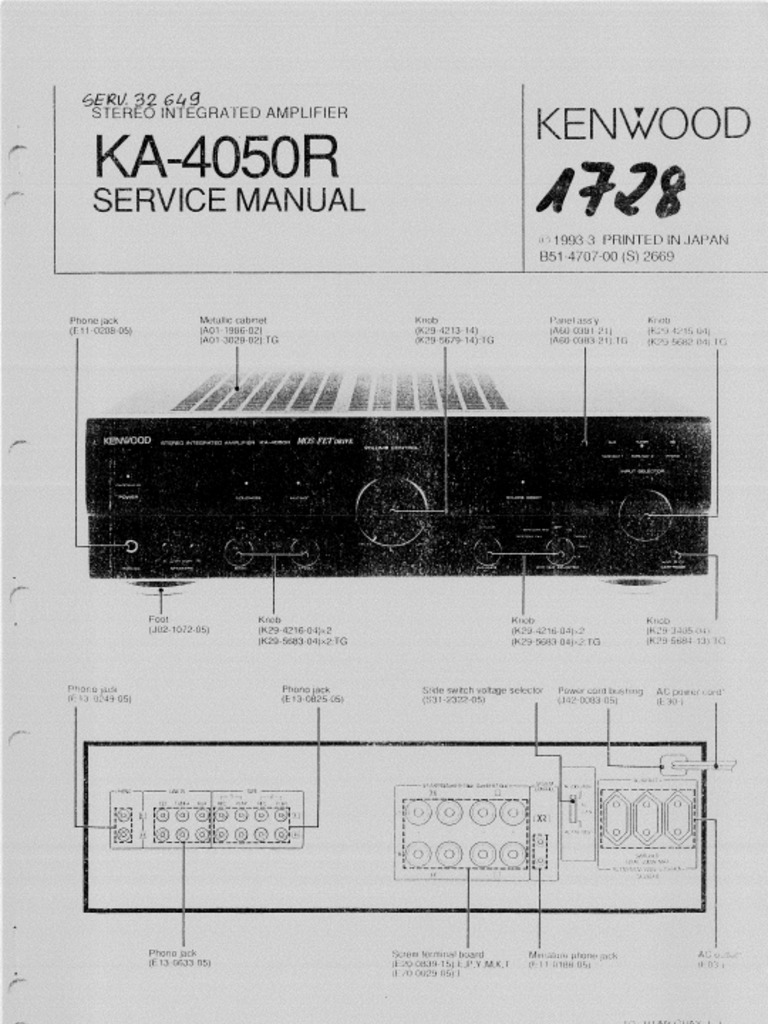Kenwood Ka 4050r | PDF