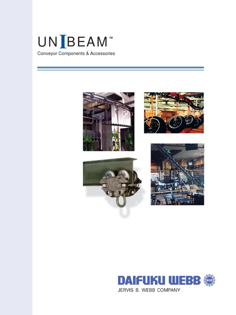 Unibeam Chain Conveyors | PDF | Screw | Bearing (Mechanical)