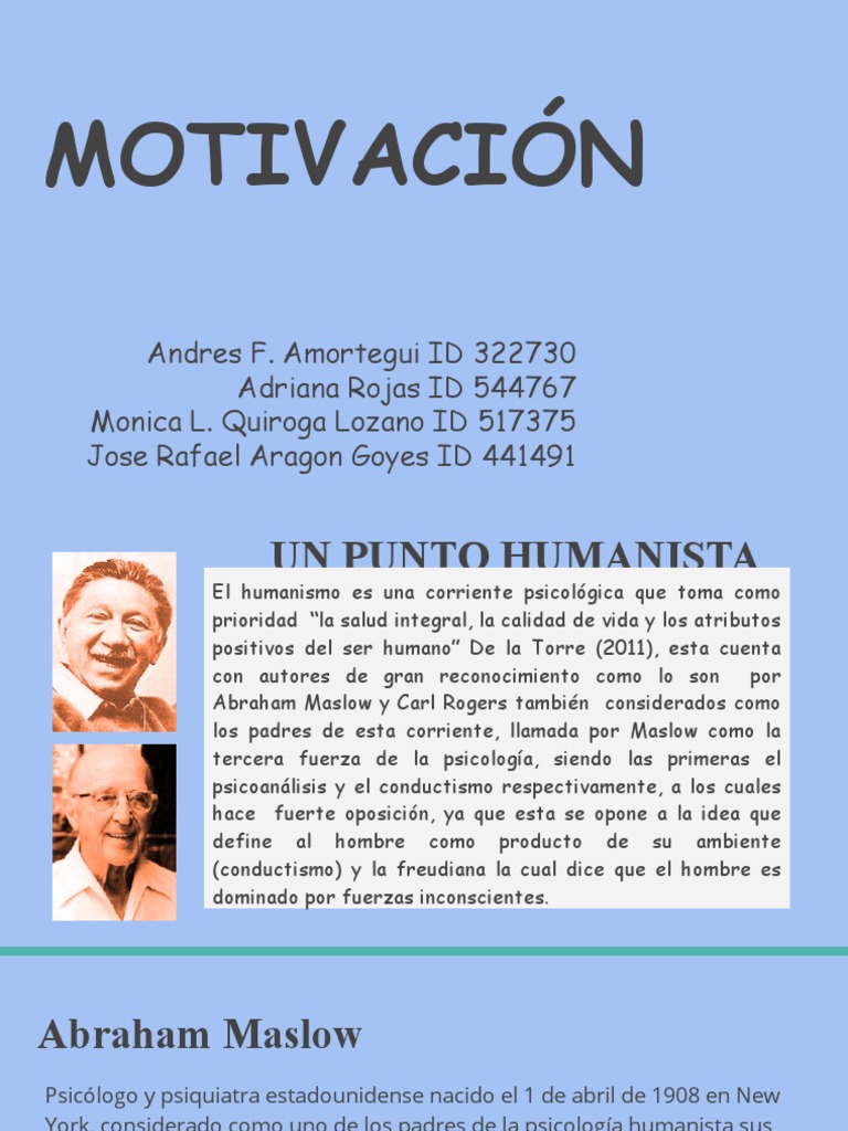 Motivación | PDF | Mente inconsciente | Psicoanálisis