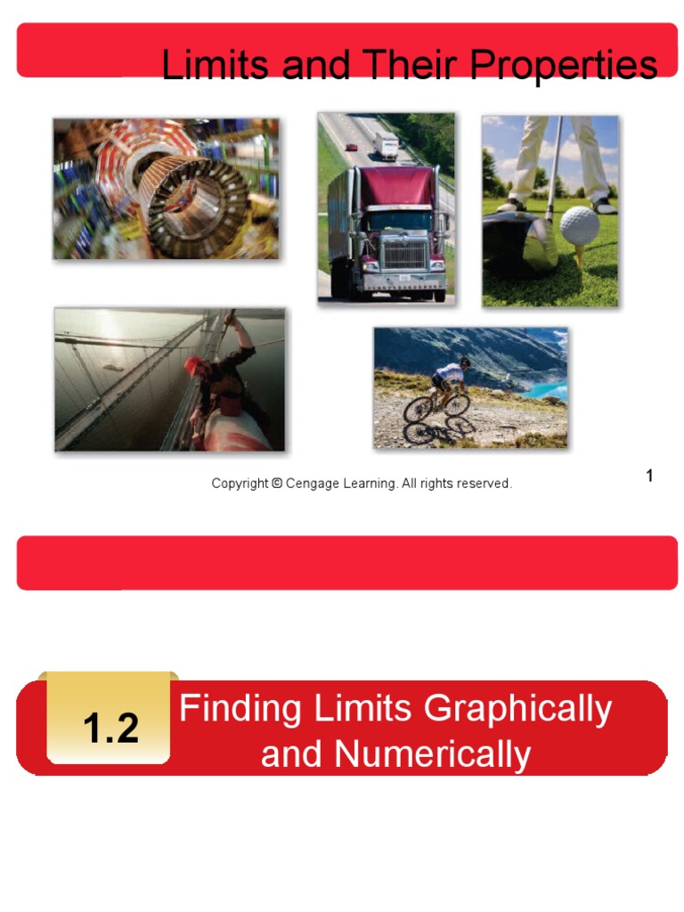 Limits and Their Properties | PDF | Limit (Mathematics) | Mathematical ...