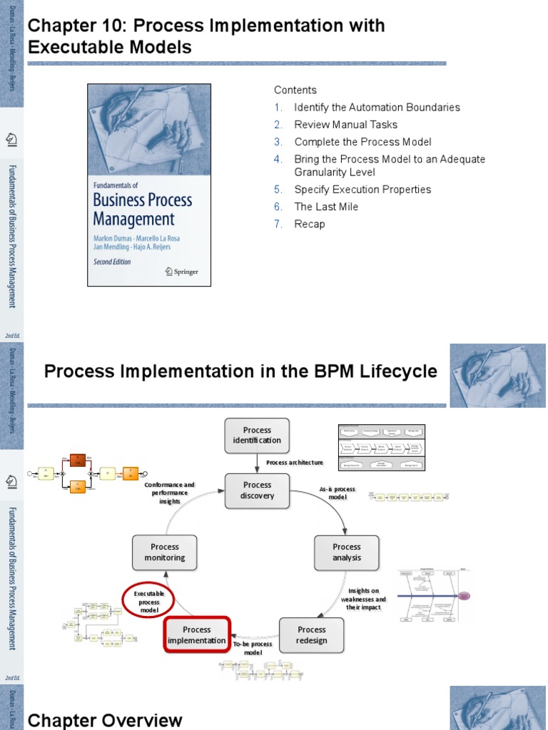 Chapter 10: Process Implementation With Executable Models | PDF | Business Process Management ...