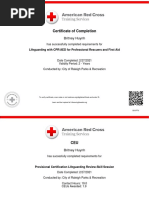 Red Cross Certificate | PDF | Career & Growth
