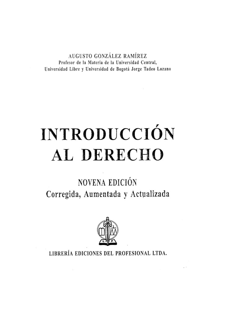 Introducción Al Derecho Pdf