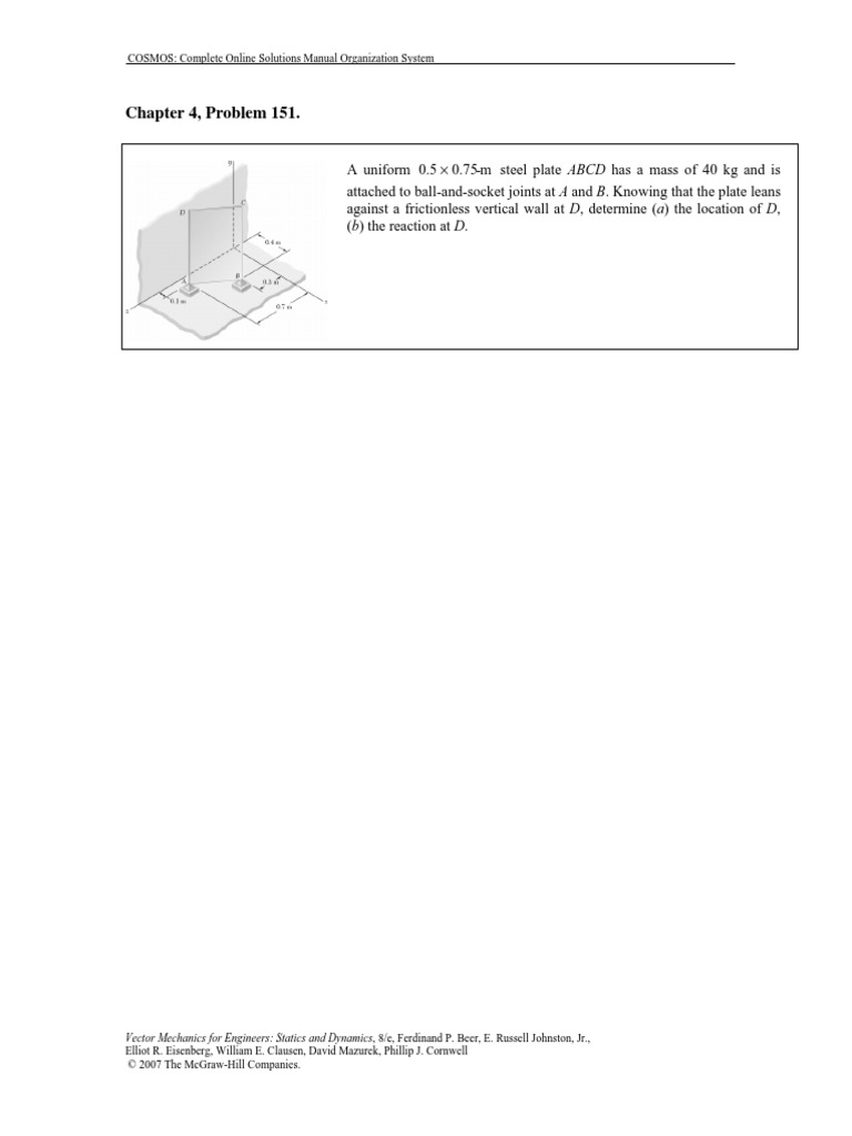 Chapter 4, Problem 151.: COSMOS: Complete Online Solutions Manual Organization System | PDF