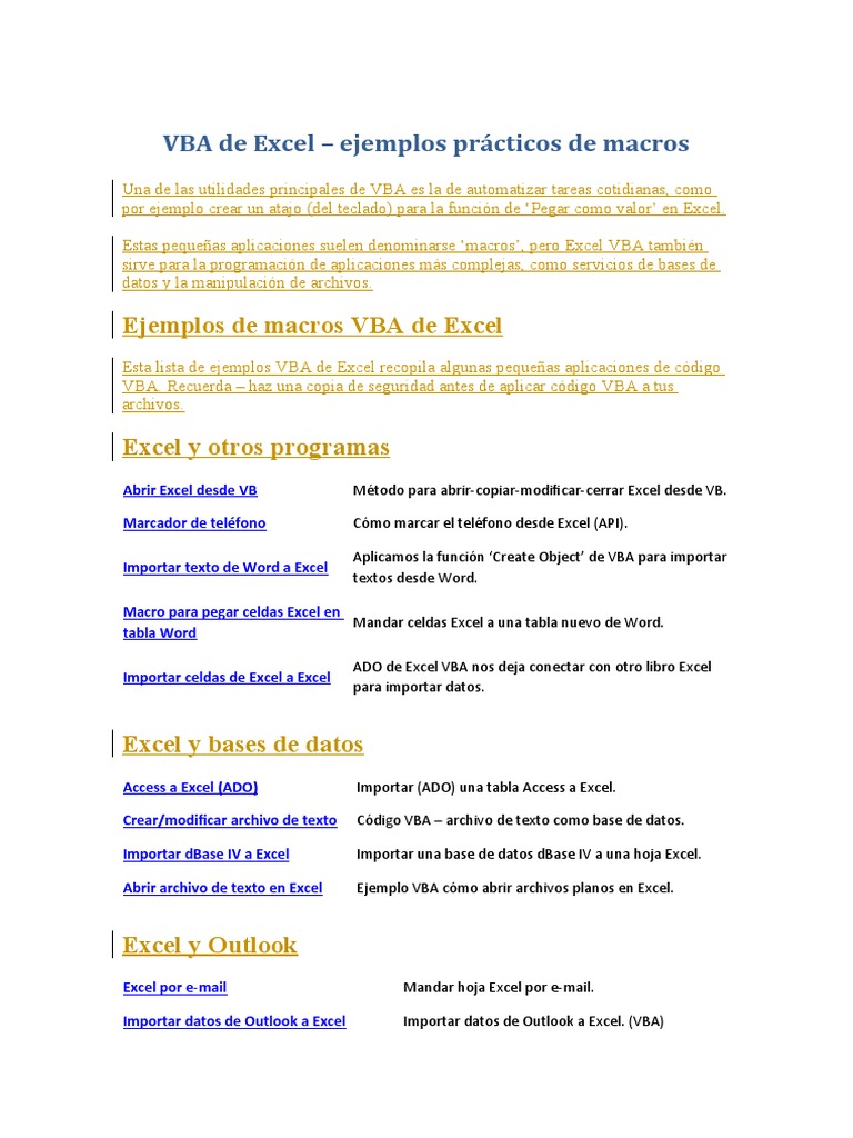 Exportar Datos Desde Excel A Una Tabla de Access | PDF | Microsoft ... Exportar Datos Desde Excel A Una Tabla de Access | PDF | Microsoft ...