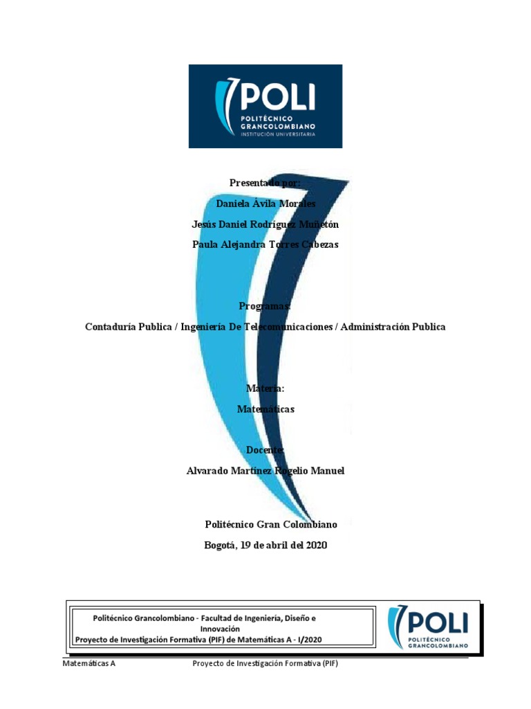 PIF Matemáticas A: Reconocimiento de Patrones | PDF | Secuencia | Fórmula