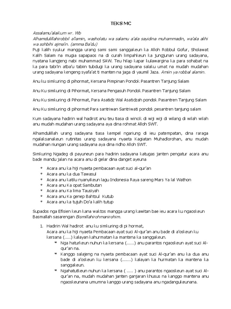 Teks MC PDF | PDF