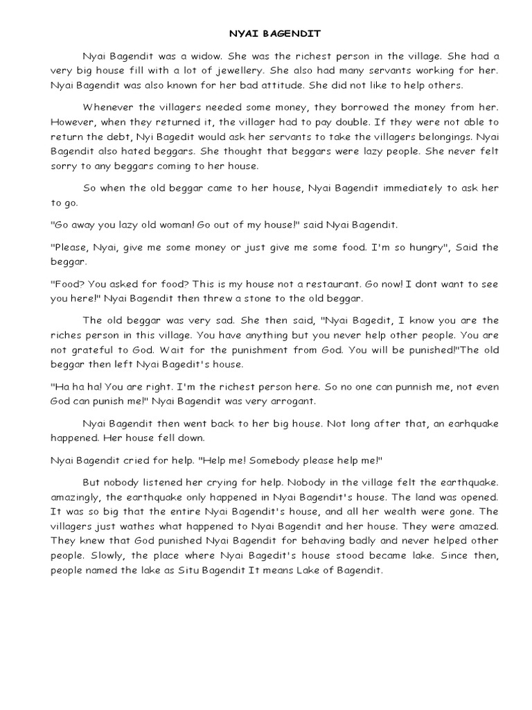 Text Telling Story | PDF