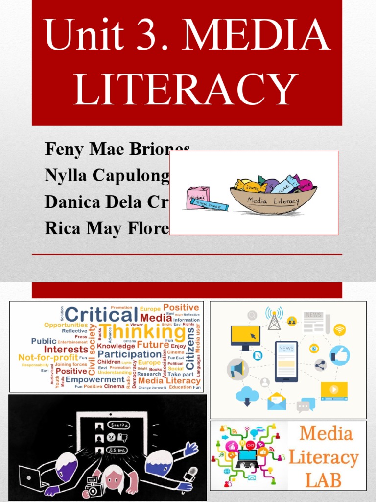 Unit-3 Media Literacy | PDF | Mass Media | Media (Communication)