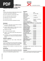 Fosroc Concure WB - TDS | PDF | Concrete | Materials