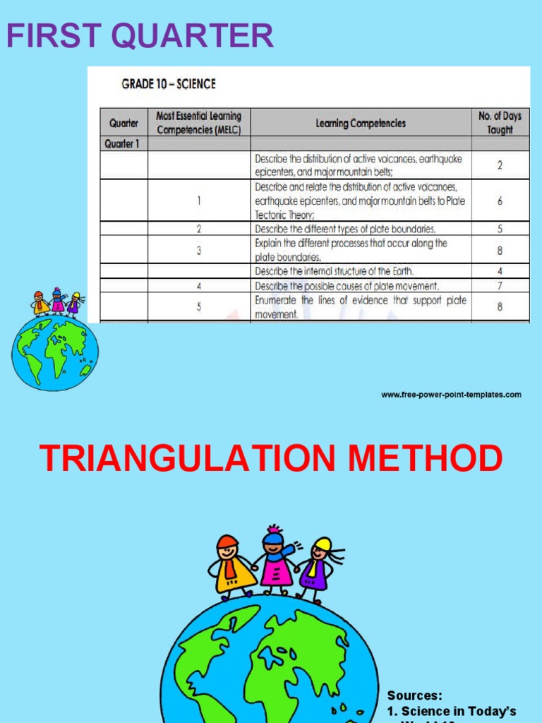 Grade10 Science Triangulation-Method | PDF | Seismology | Earthquakes