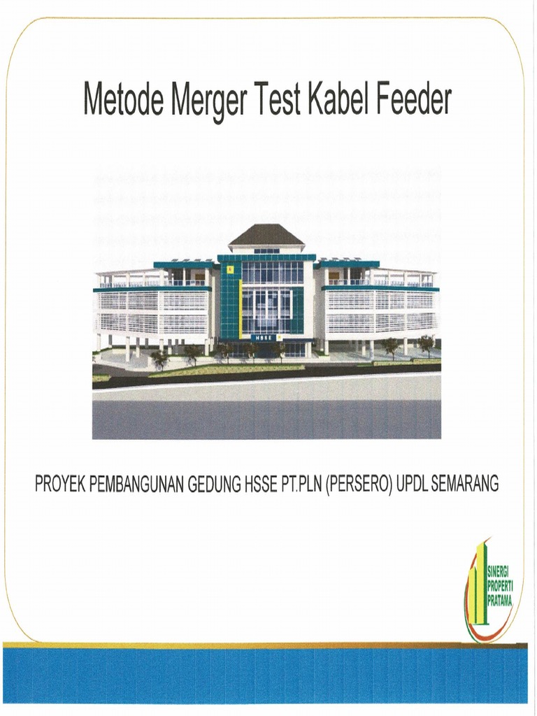 Metode Merger Test Kabel Feeder | PDF