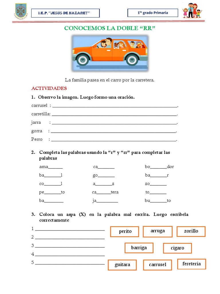 Ficha Práctica - Conocemos (La Doble) RR | PDF