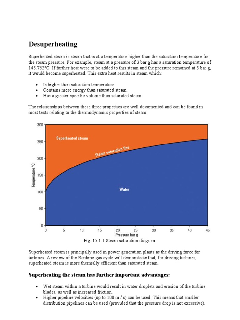 Steam Desuperheating | PDF | Steam | Enthalpy