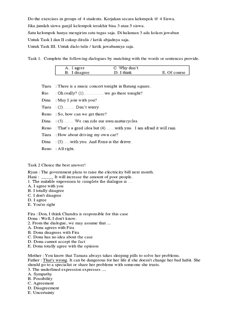 Soal Xi Unit 2 Pertemuan 2 | PDF