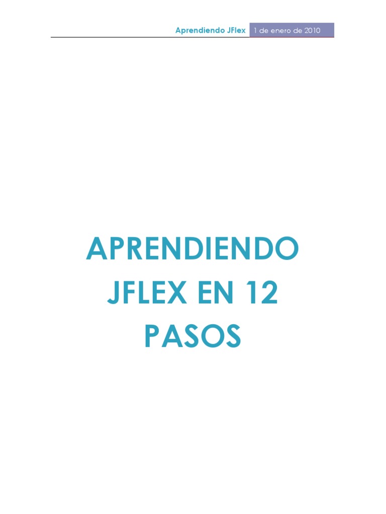 Aprendiendo Jlex | PDF