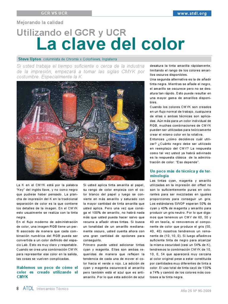 La Clave Del Color: Utilizando El GCR y UCR | PDF | Color | Artes ...
