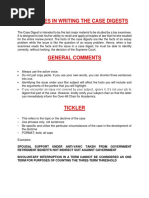 Law Students' Guide to Case Digests | PDF | Judgment (Law) | Government ...