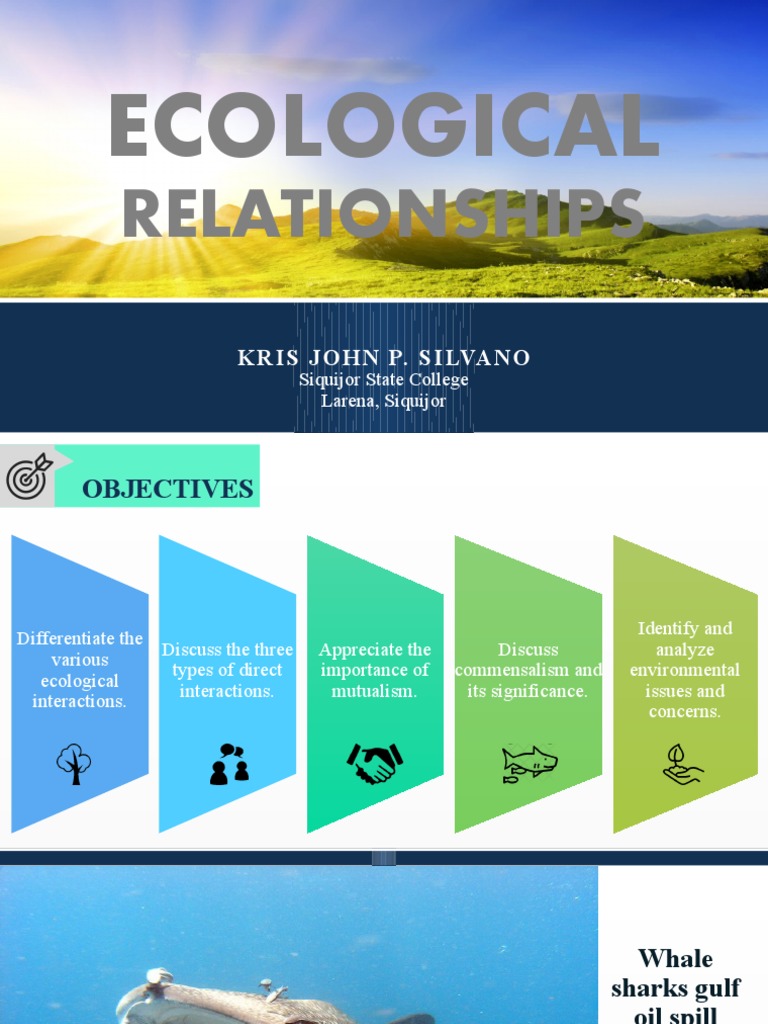 ECOLOGICAL RELATIONSHIPS (Environmental Science) | PDF | Parasitism ...