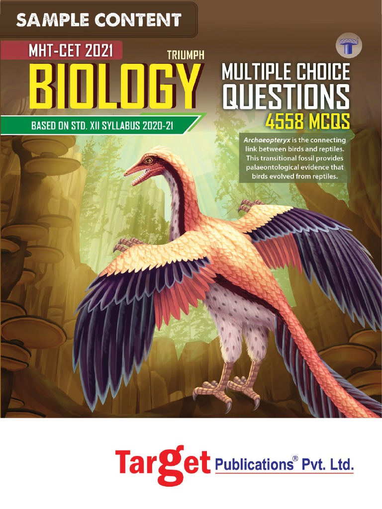 Sample PDF of MHT Cet Triumph Biology Book by Target Publications | PDF ...