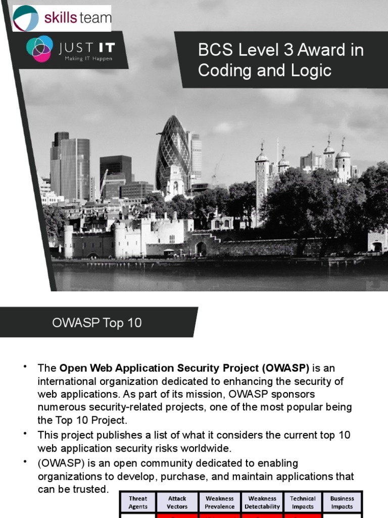 BCS Level 3 Award in Coding and Logic | PDF