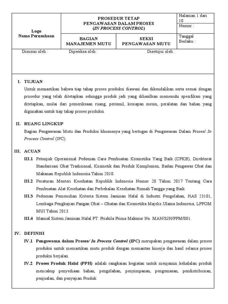 PROTAP in Process Control | PDF