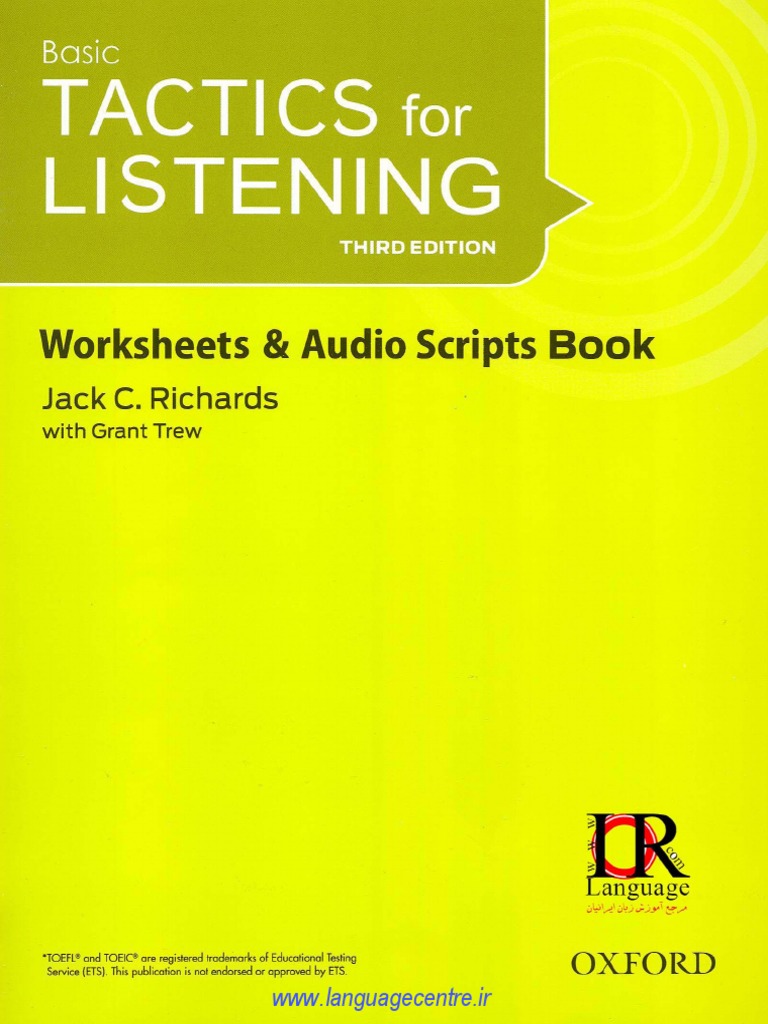Tactics For Listening Basic Work Book (WWW - Languagecentre.ir) | PDF