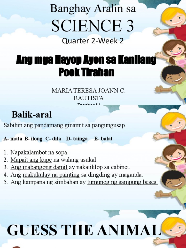 COT Science 3 | PDF