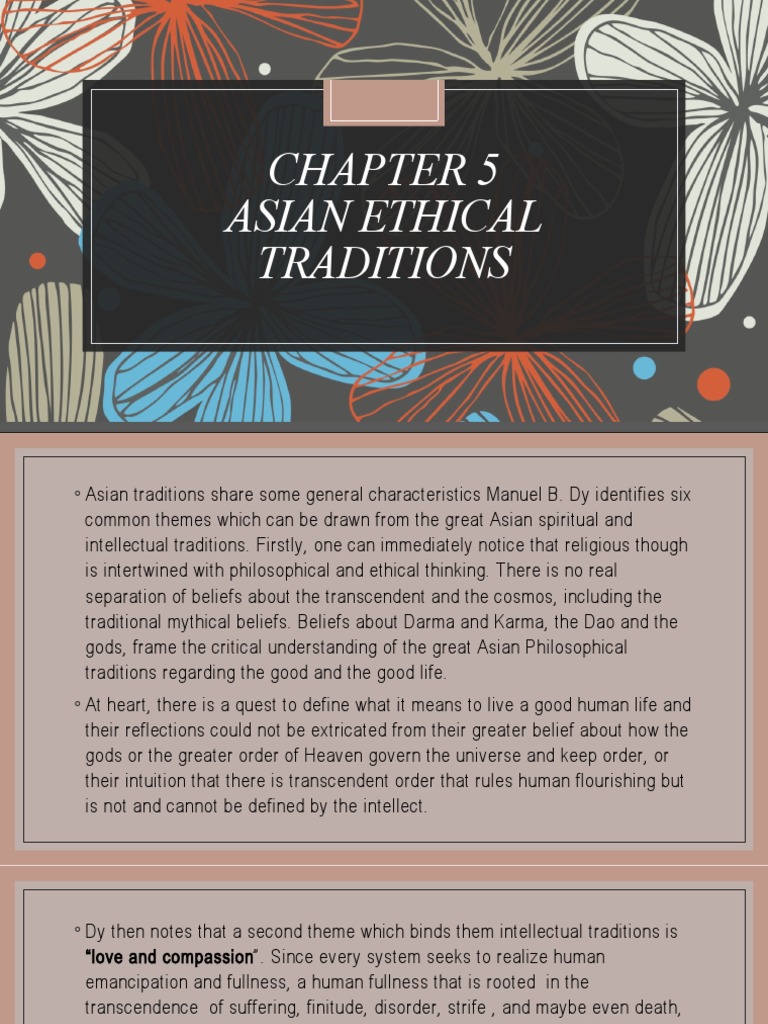 Chapter 5 Asian Ethical Traditions | PDF | Ātman (Hinduism) | Moksha