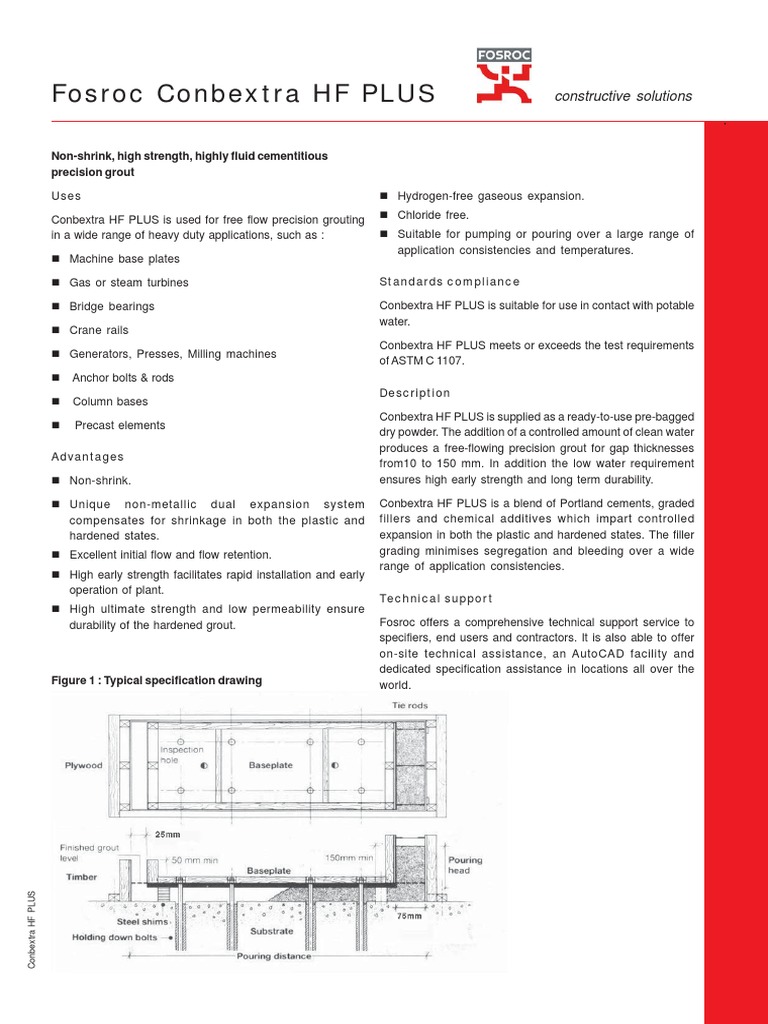 Conbextra HF Plus | PDF | United Arab Emirates | Water