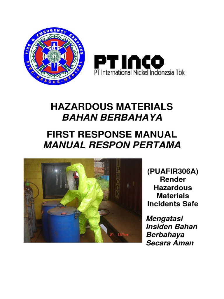 Hazmat First Response Manual | PDF | Dangerous Goods | Vapor