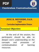Curriculum Contextualization | PDF | Curriculum | Community