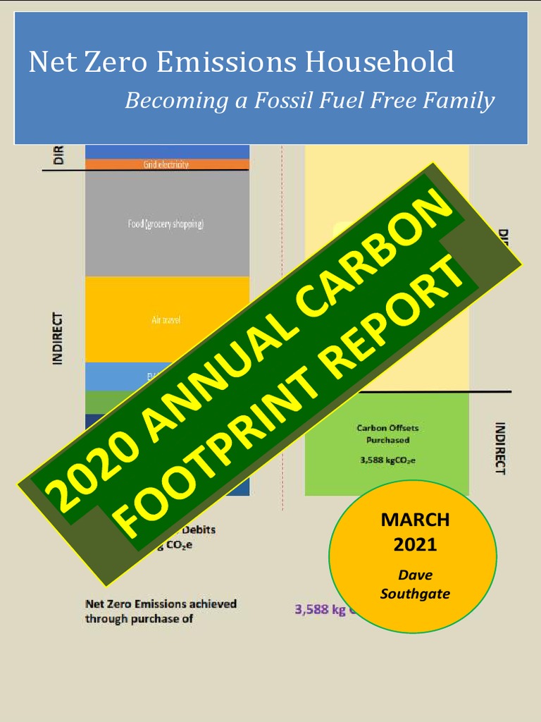 2020 Household Carbon Footprint Report | PDF | Carbon Footprint ...