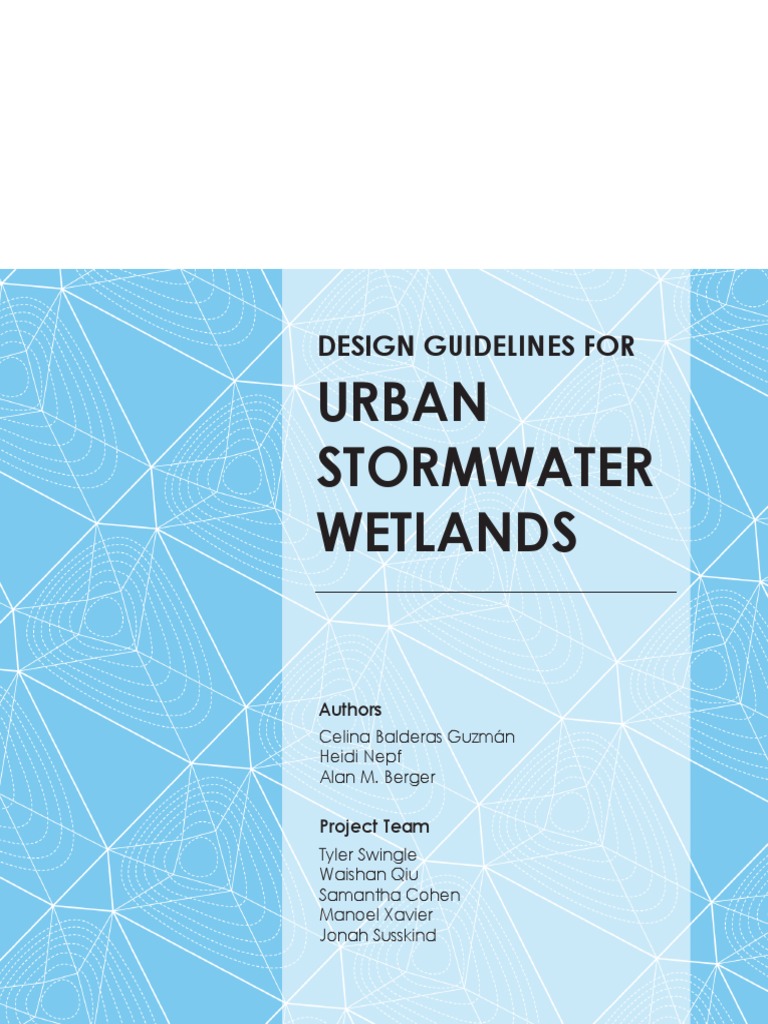 Design Guidelines - Web Version | PDF | Stormwater | Wetland