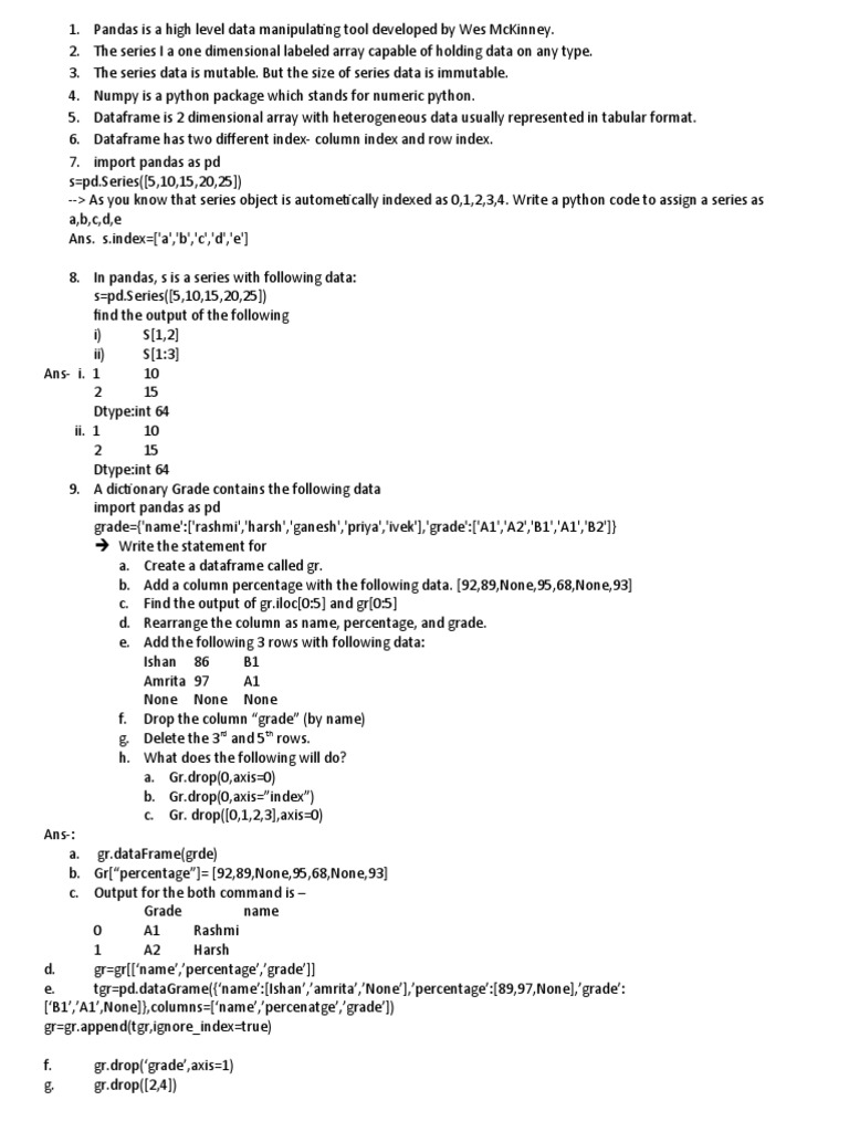 Pandas & Mysql | PDF | Databases | Data Management