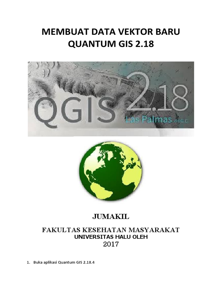Panduan Membuat Data Vektor di QGIS | PDF