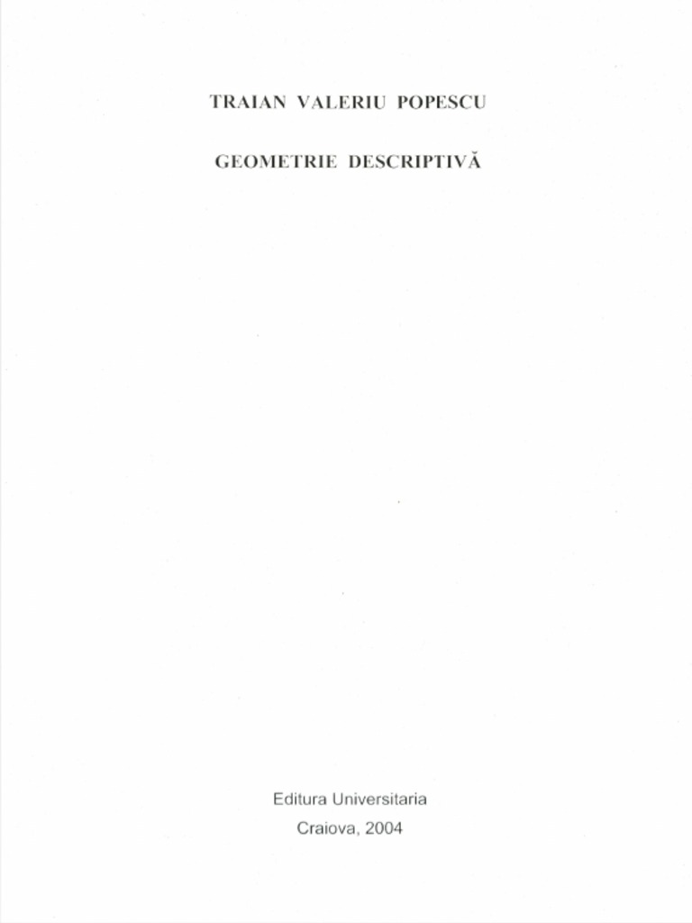 GEOMETRIE DESCRIPTIVĂ - Traian Valeriu Popescu-Editura Universitatea ...