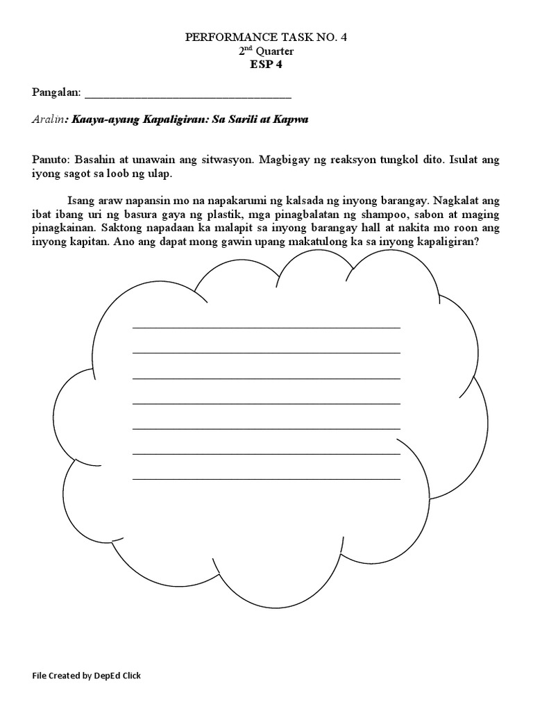 Esp4 Ptask4 Q2 | PDF