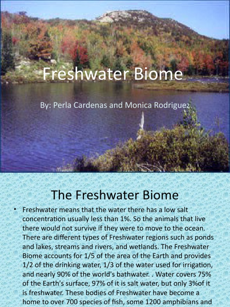 Overview of the Freshwater Biome | PDF | Fresh Water | Seawater