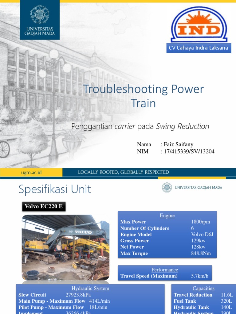Jobsheet Troubleshooting Power Train | PDF | Piston | Valve