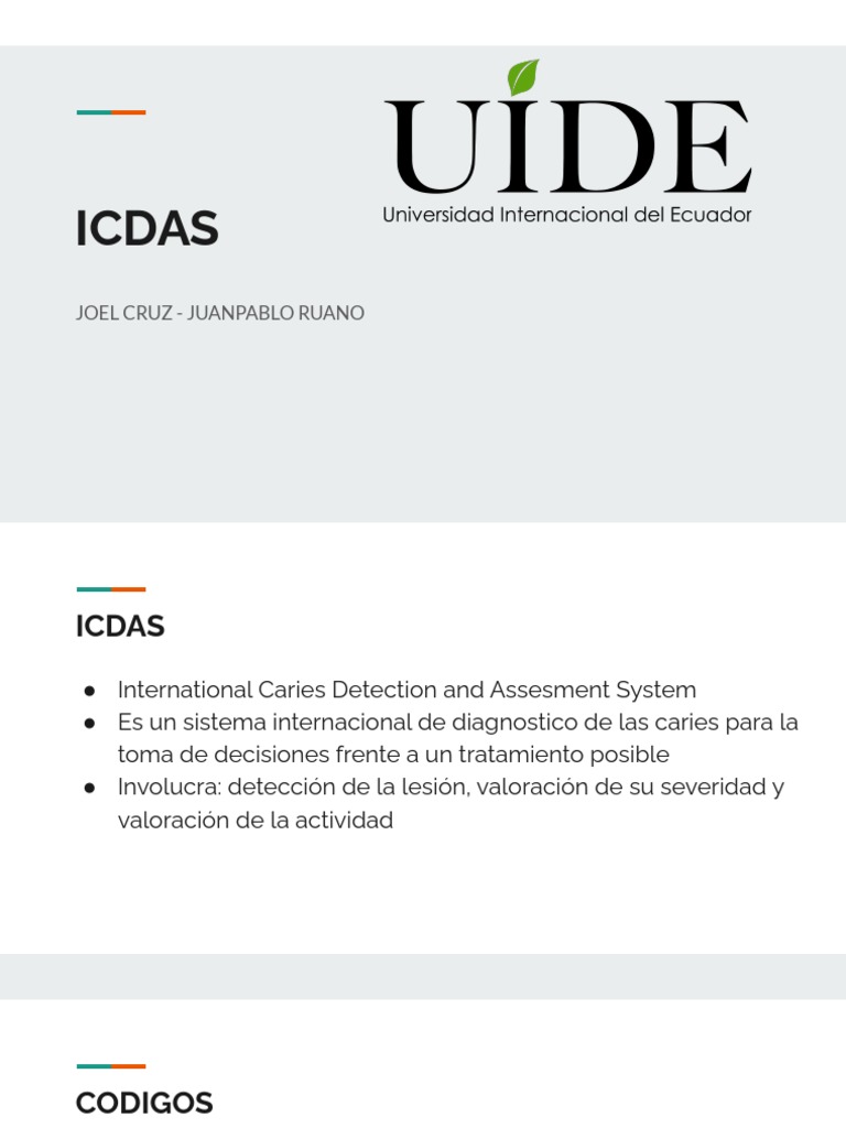 ICDAS | PDF