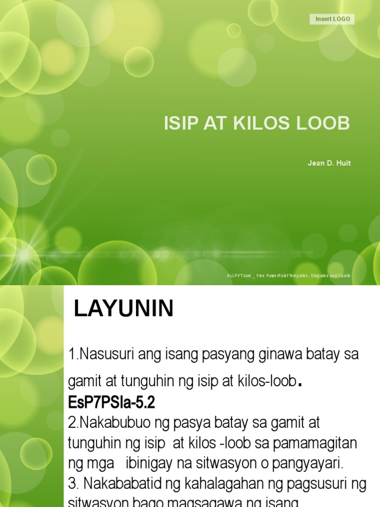Isip at Kilos Loob | PDF