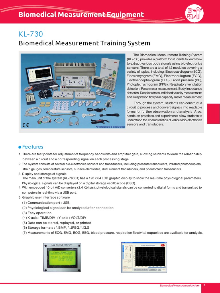 Understanding Biomedical Signals: An Introduction to the KL-730 ...