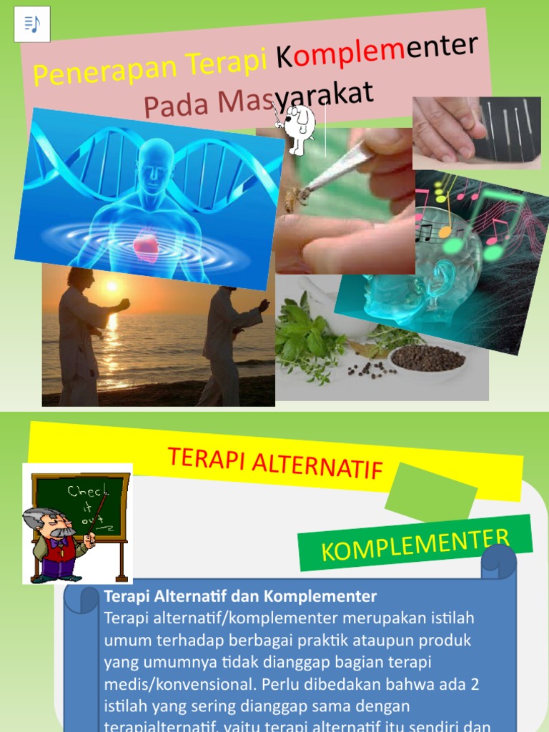 TERAPI KOMPLEMENTER DALAM KOMUNITAS (Mahasiwa Kep) | PDF | Pengembangan Diri | Kesehatan Holistik