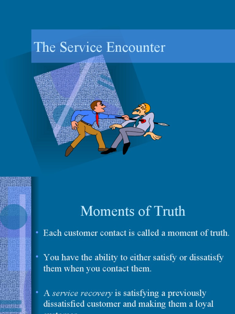 Topic 5 The Service Encounter | PDF | Usability | Empowerment